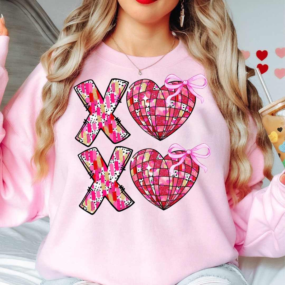 XOXO Valentine Day PNG, Xoxo Coquette Png, Xoxo Png, Heart Bows Png ...