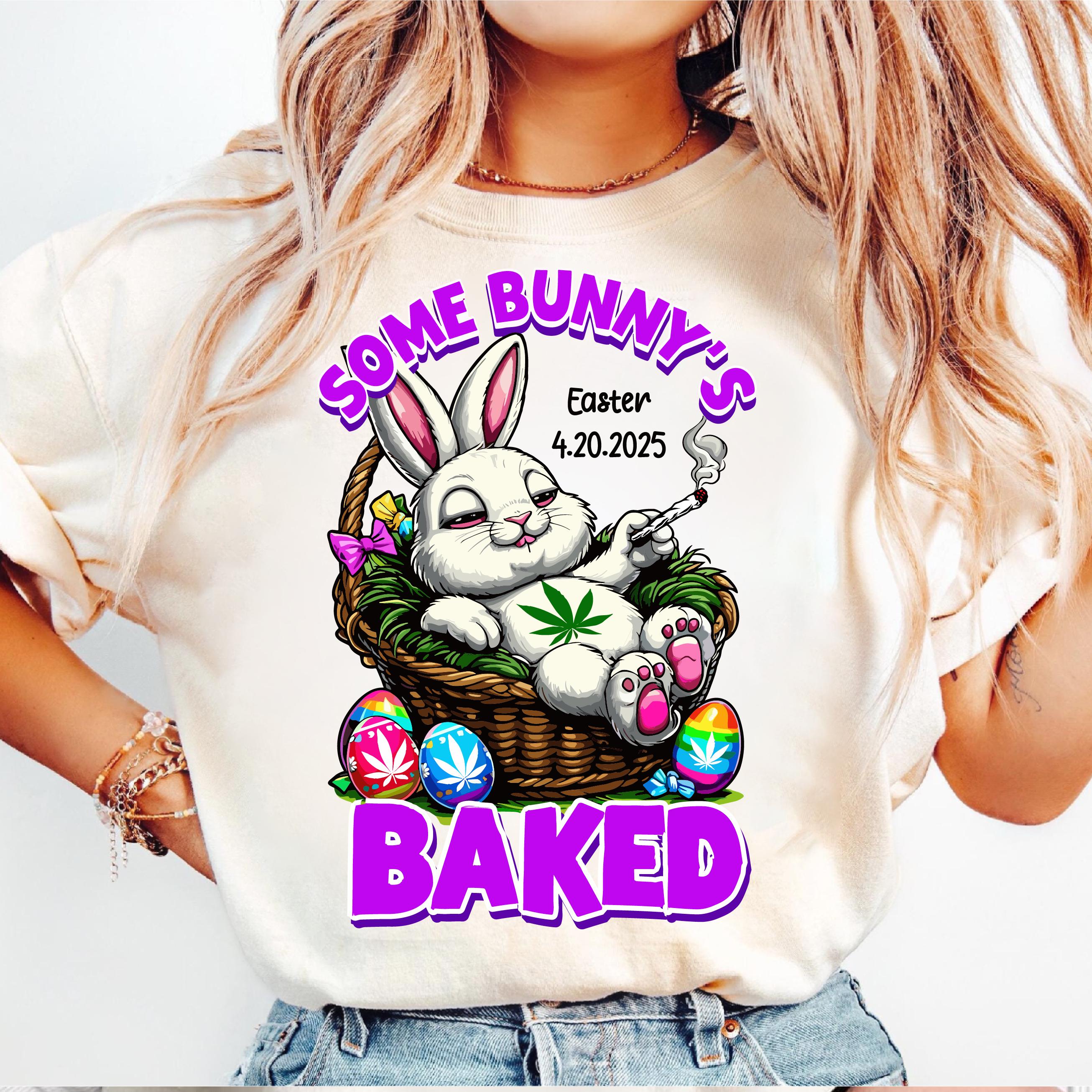 Some Bunny's Baked SVG PNG , Humor Easter 420 Easter Bunny Funny Weed ...