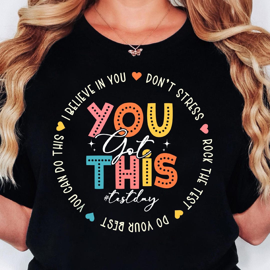 Test Day SVG PNG, Rock the Test Svg, Teacher Testing Day You Got This ...