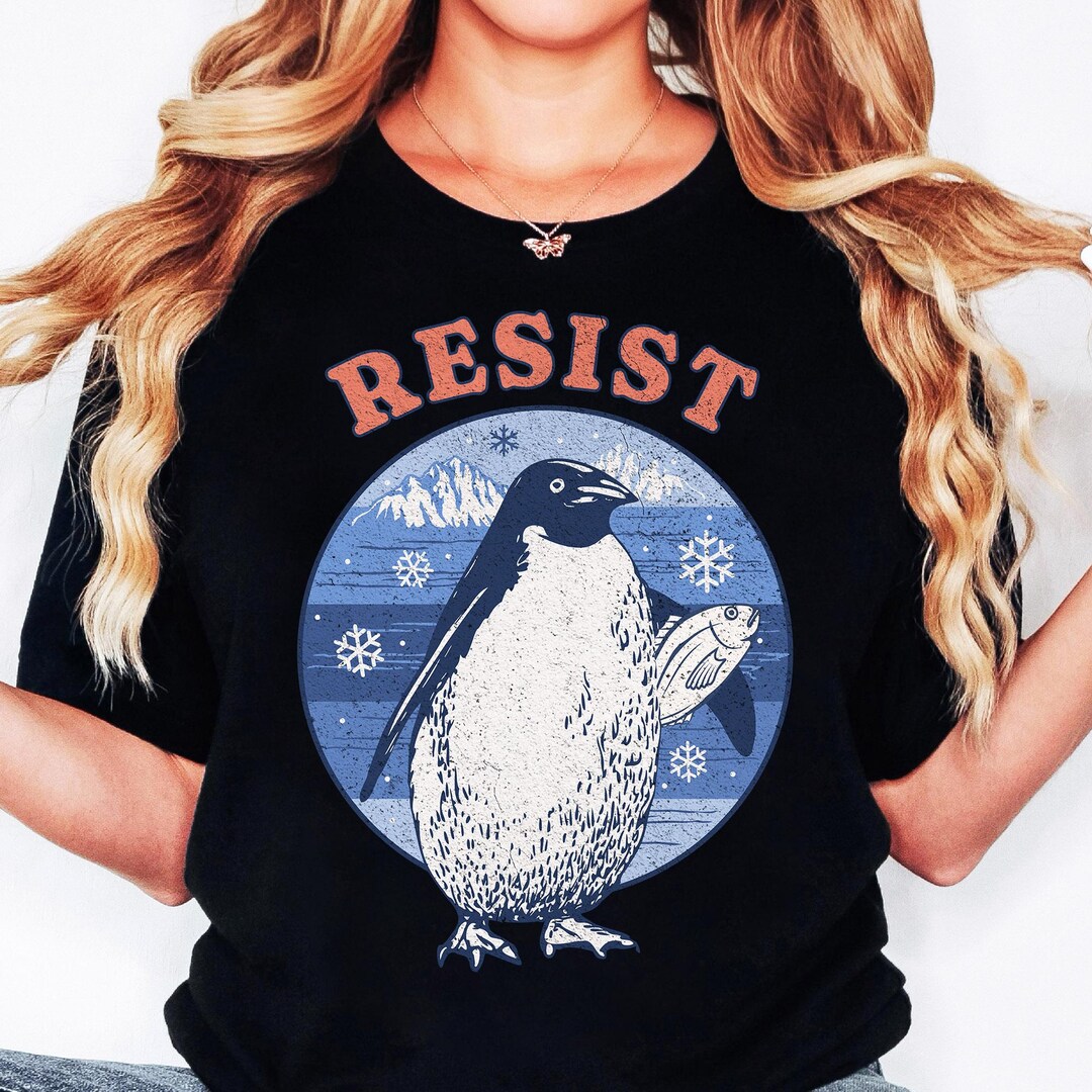 Penguin Resist Png Svg Funny Trump Tariffs Liberation Day Flippers up ...