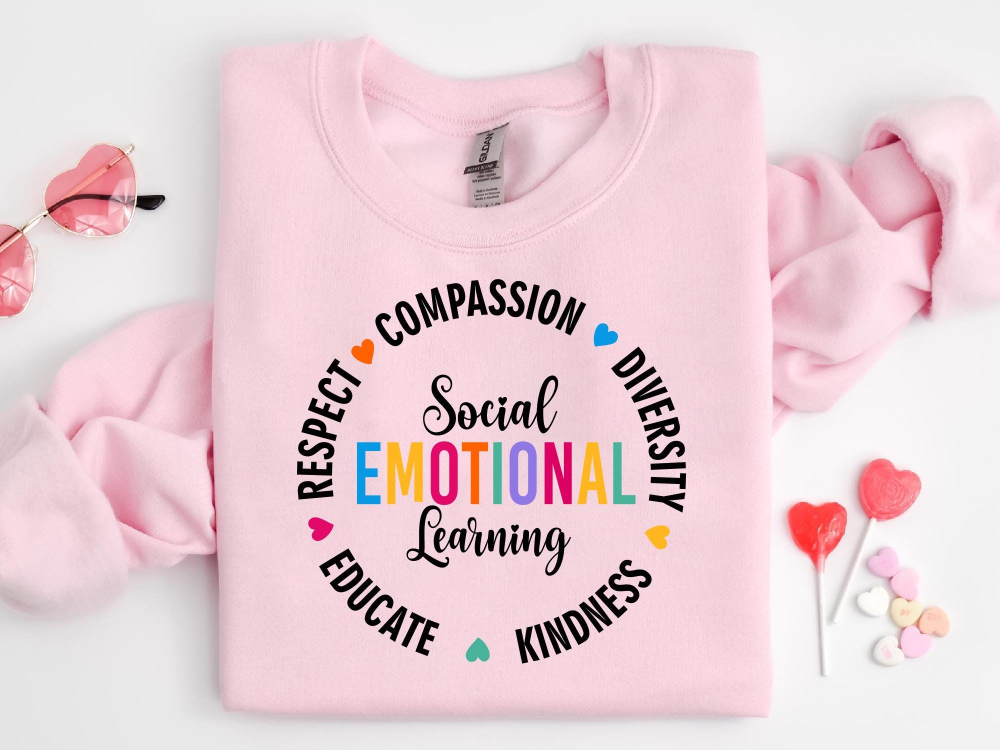 Social Emotional Learning SVG Heart Counselor Teacher SEL Day Educate ...