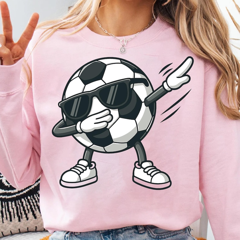 Dabbing Soccer Ball SVG PNG, Funny Boys Men Women Soccer Player Png ...