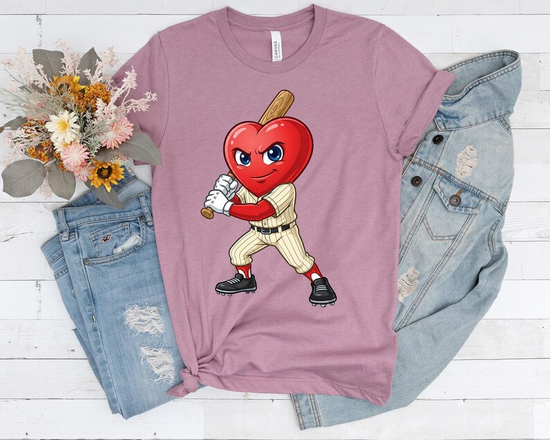 Baseball Heart Svg PNG - Softball Heart Player Svg Digital Download - Etsy