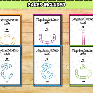 Arabic Alphabet Playdough Mats Fun Hands-on Learning for Kids Arabic ...