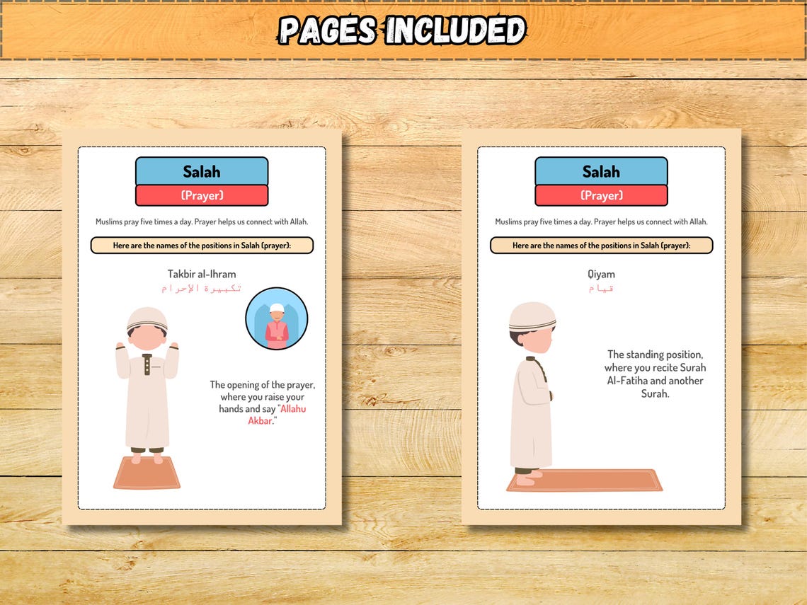 Five Pillars of Islam Activity Cut-and-paste Islamic Printable for Kids ...