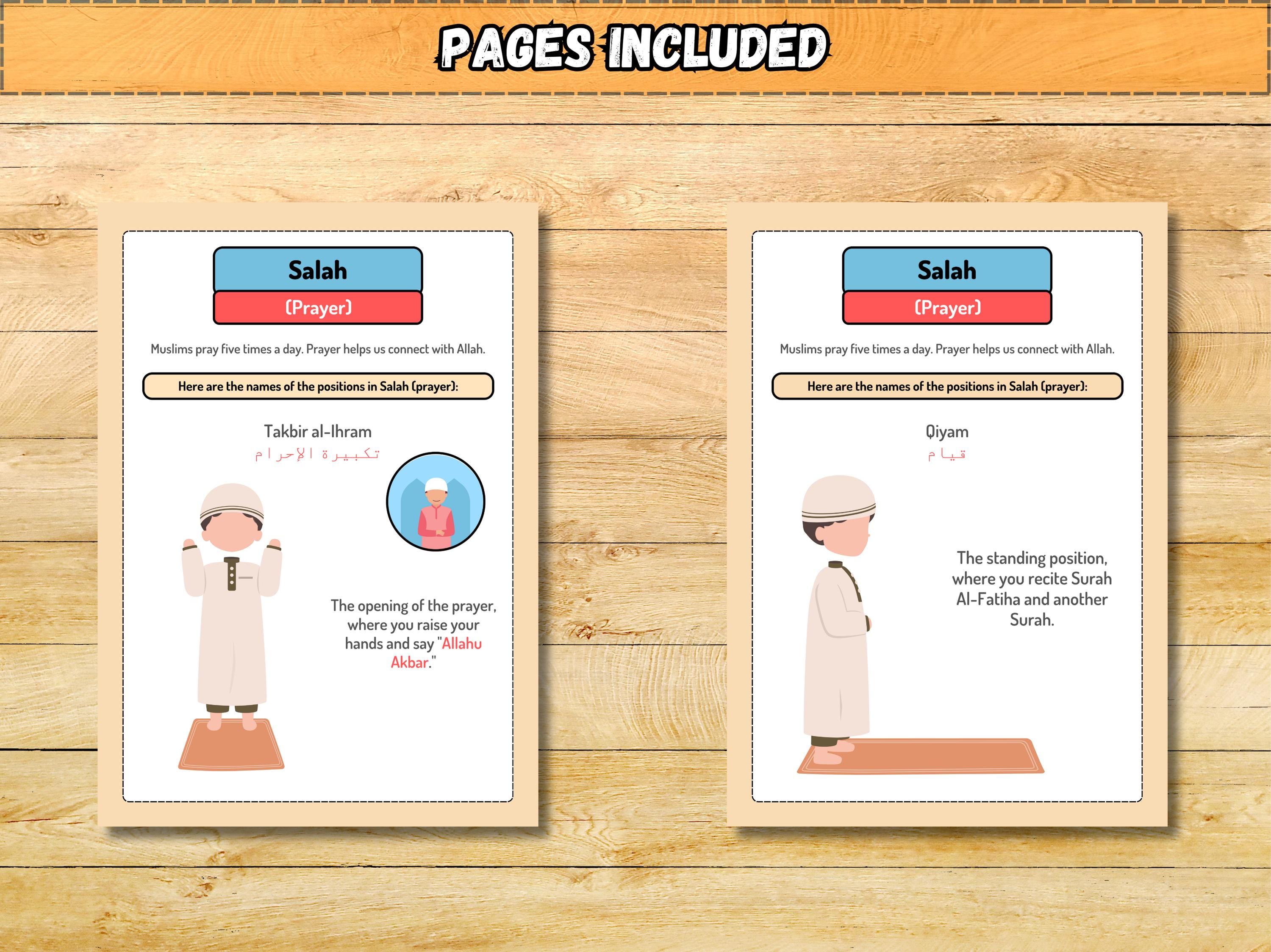 Five Pillars of Islam Activity Cut-and-paste Islamic Printable for Kids ...