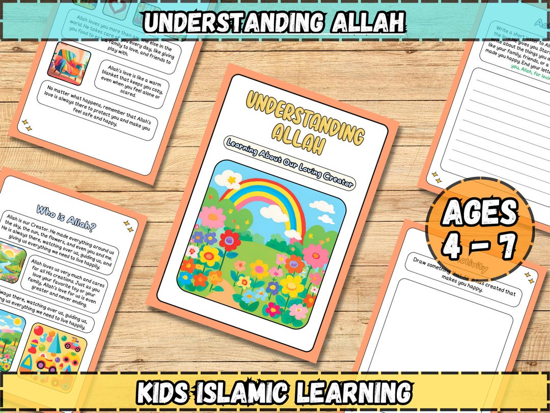 Understanding Allah for Kids Islamic Learning Book With Stories ...