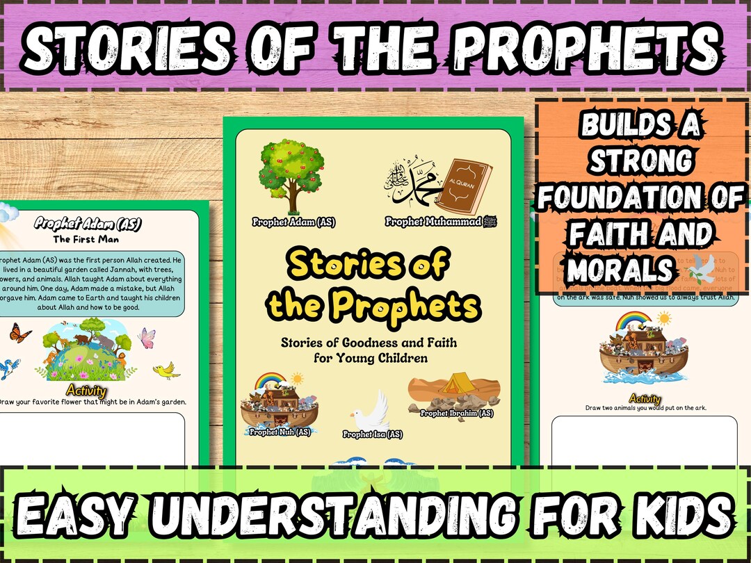 Prophet Stories for Kids Learn Islam Islamic Worksheets Islamic Education Teach Islam Islamic ...