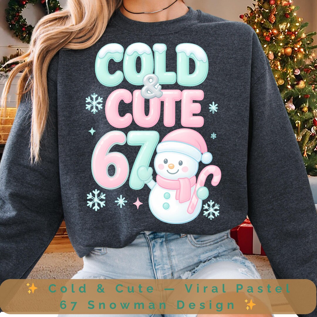 Cold & Cute 67 Snowman PNG | Puffy Christmas Sublimation Cake | Cute ...