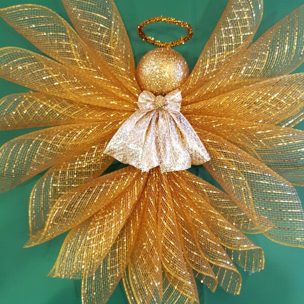 Deco Mesh Angel - Etsy