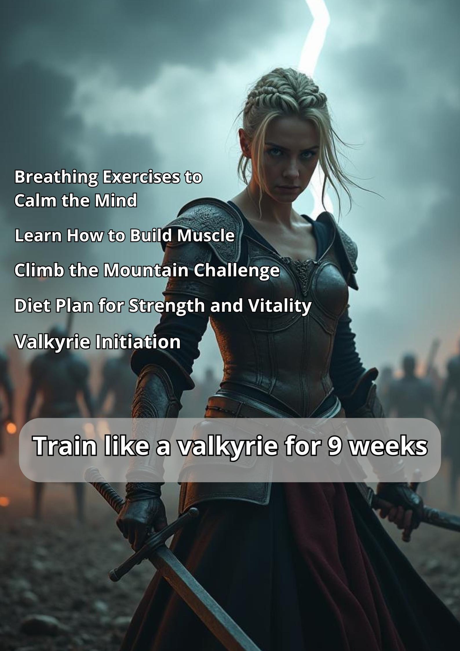 At Home Valkyrie Warrior Workout Training in 9 Weeks E-book PDF - Etsy