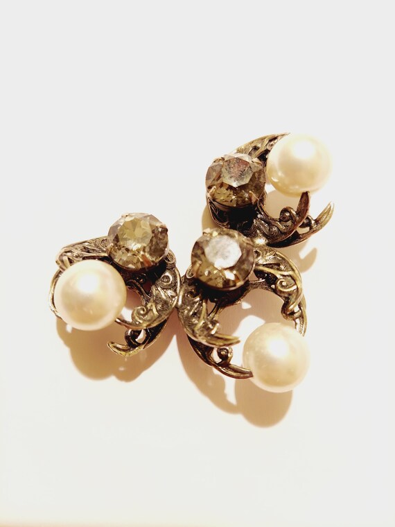 vintage sandor brooch signed - Gem
