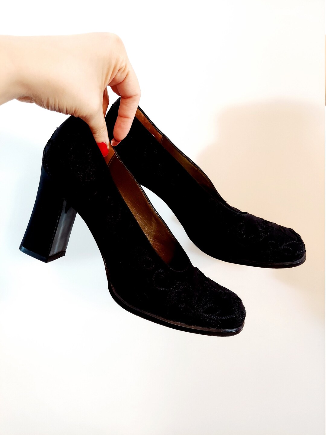 Vintage YSL 90s Pumps / Vintage Designer Shoes / Vintage 90s - Etsy