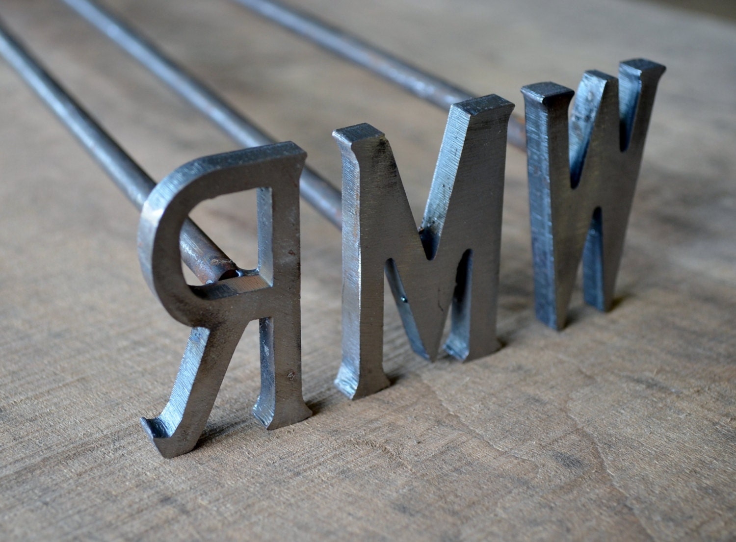Branding Iron Letters