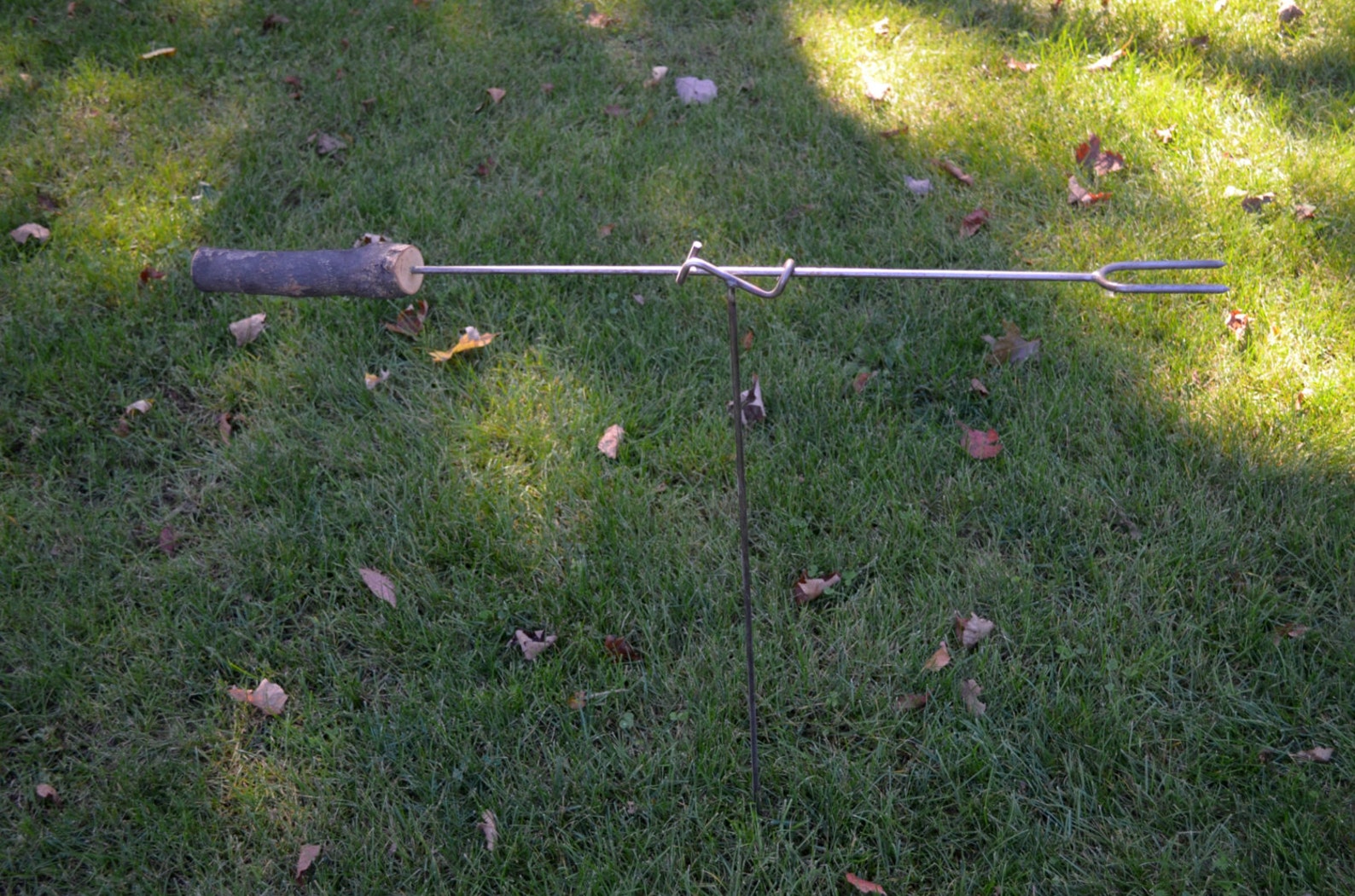 Roasting Stick and Lazy Cooker Holder - Campfire Roasters, Marshmallow ...