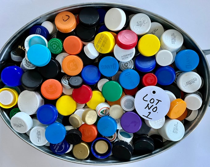 200 Recycled Plastic Bottle Caps - Etsy