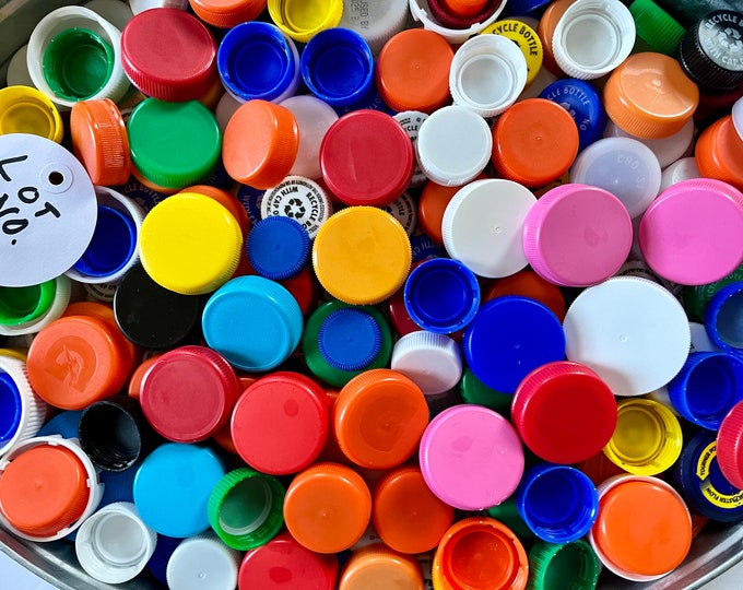 200 Recycled Plastic Bottle Caps - Etsy