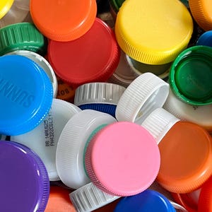 200 Recycled Plastic Bottle Caps - Etsy