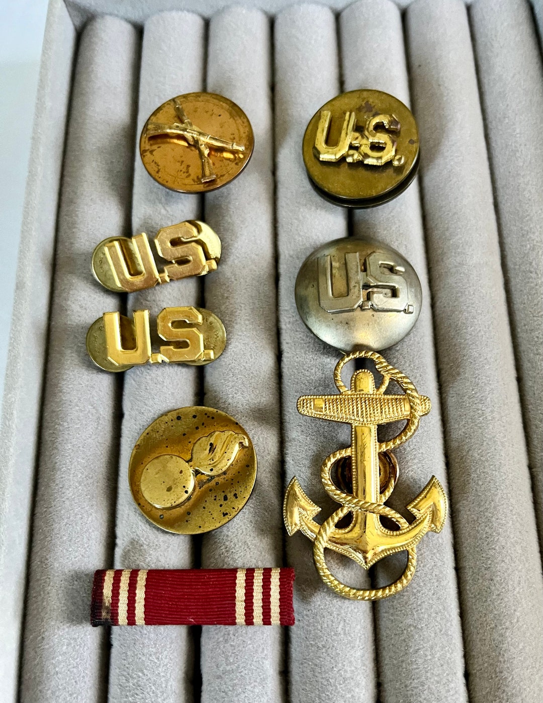 Vintage Military Memorabilia Collectibles Jewelry - Etsy