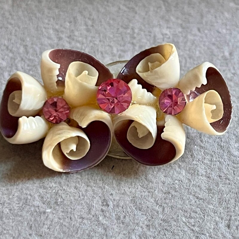 Seashell Brooch - Etsy