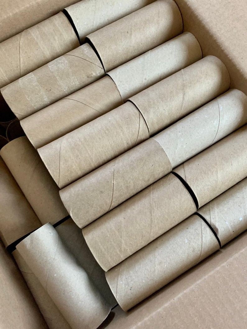 85 Count Salvaged Paper Cardboard TP Tubes Crafting Supplies - Etsy