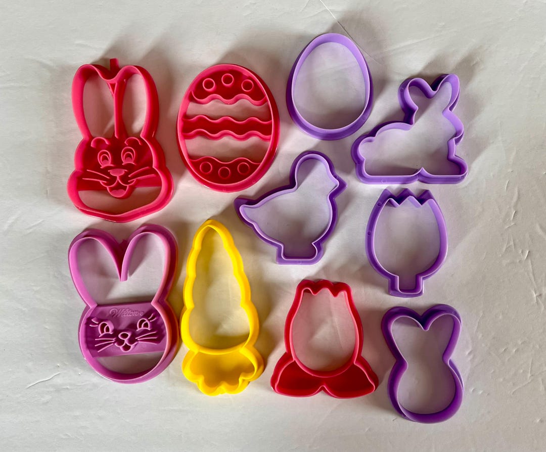 10 CT Vintage Easter Spring Time Cookie Cutters Wilton VTG 1990’s - Etsy