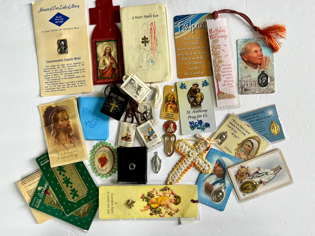 Vintage Religious Ephemera Memorabilia Lot - Etsy