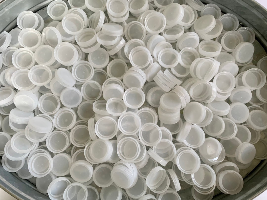 200 Clear Recycled Plastic Bottle Caps - Etsy