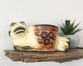 Terra Cotta Frog Planter - Etsy