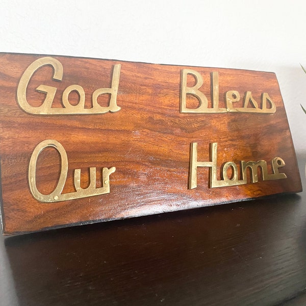 Brass Welcome - Etsy