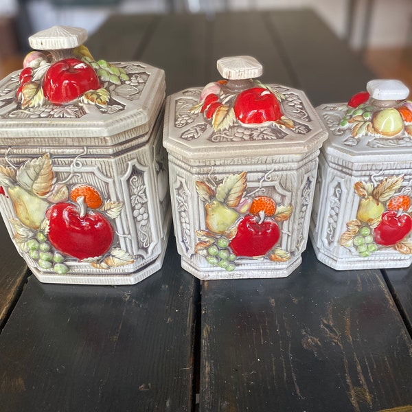 Fruit Canisters - Etsy