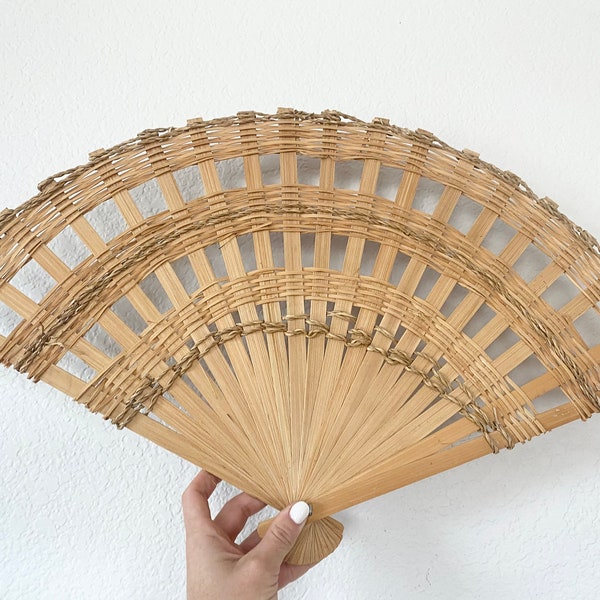 Wooden Hand Fan - Etsy