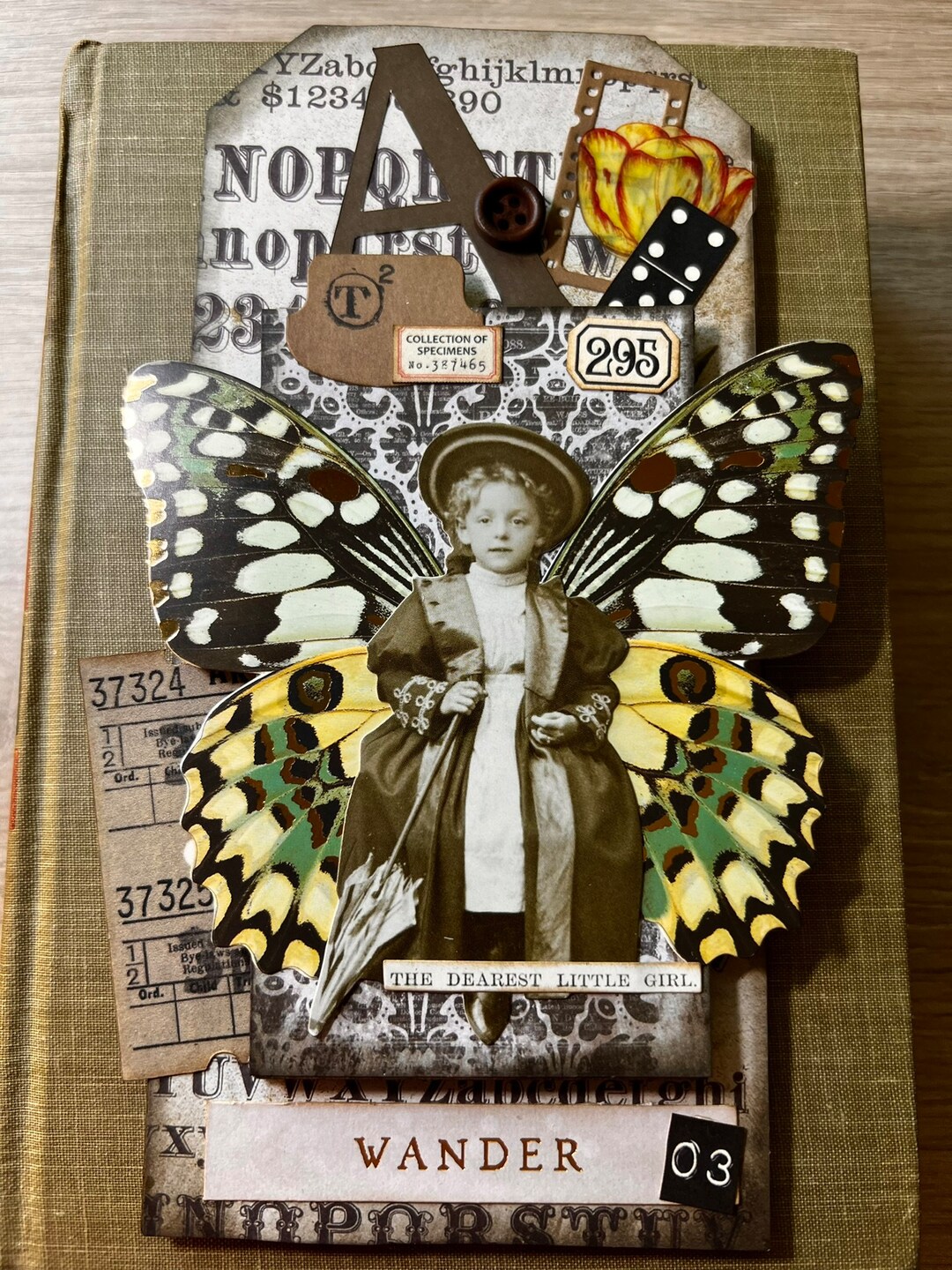 Wander Child Mixed Media Tag Tim Holtz Style - Etsy