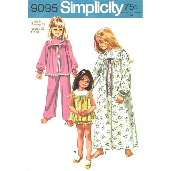 Girls Pajama Pattern - Etsy