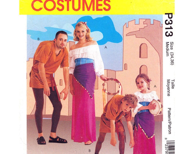 Adult Hunchback & Gypsy Costume Pattern Mccalls 8447/ 313 Size 12 14 ...