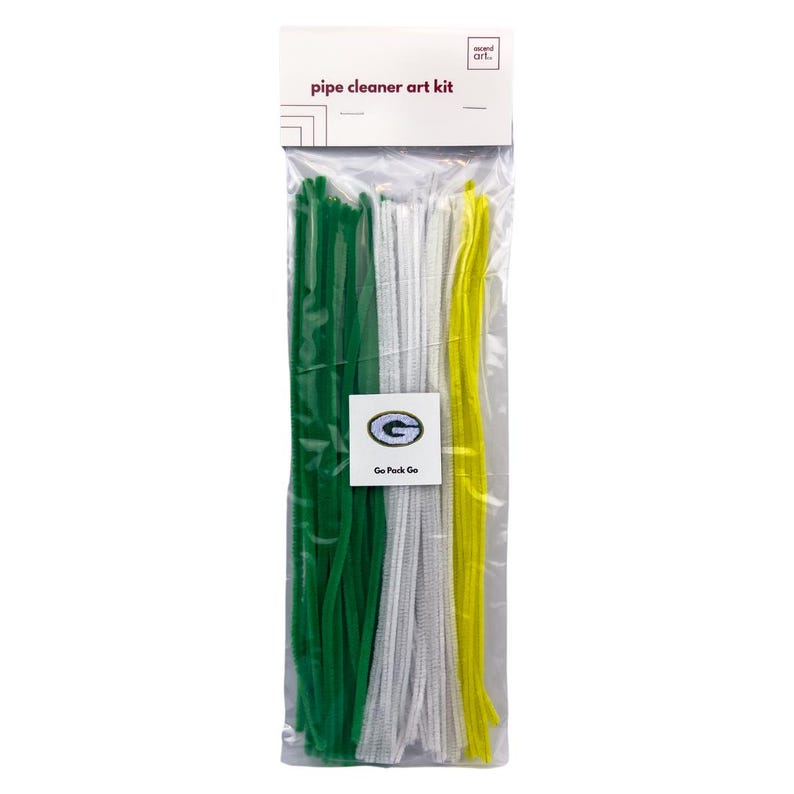 Pipe Cleaner Art Kit | "go Pack Go" - Etsy
