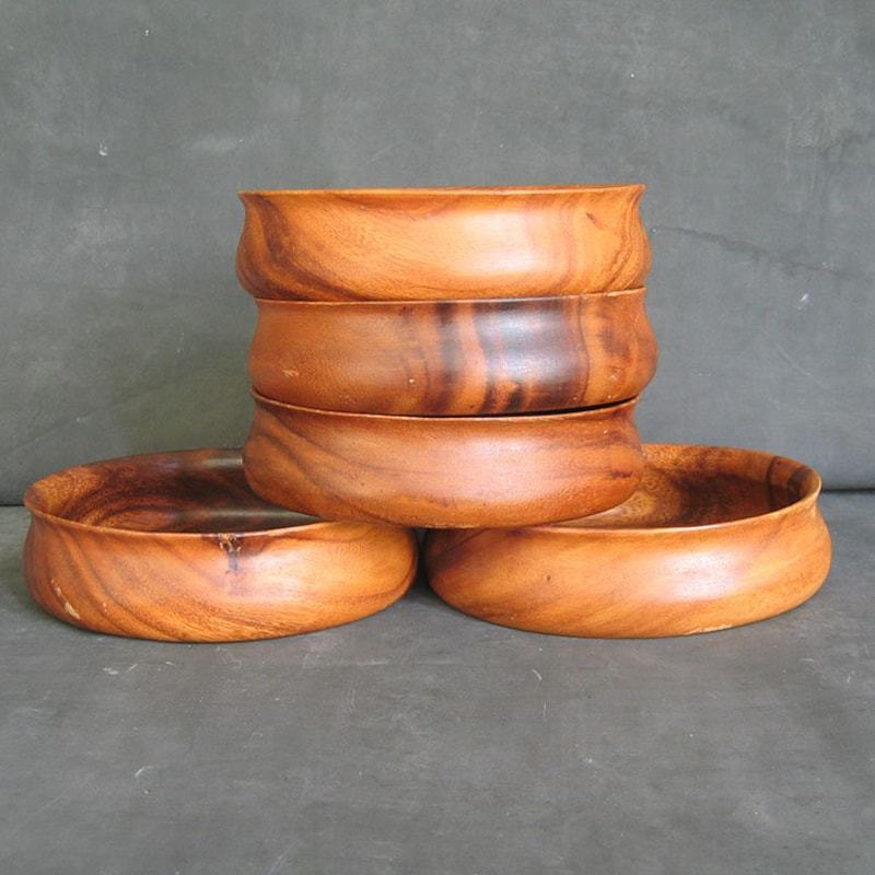 Monkey Pod Wood Bowls - Etsy