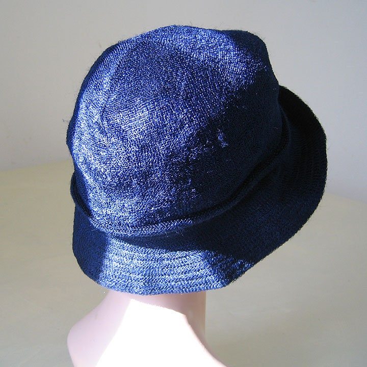 1930's Cobalt Blue Hat - Etsy