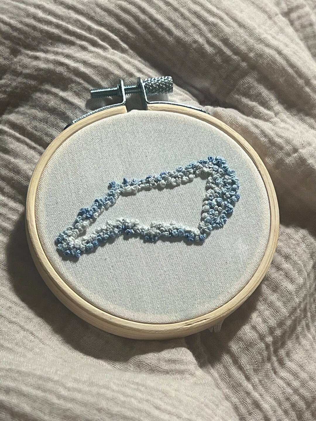 NC Tar Heel Blue and White Outline - Etsy