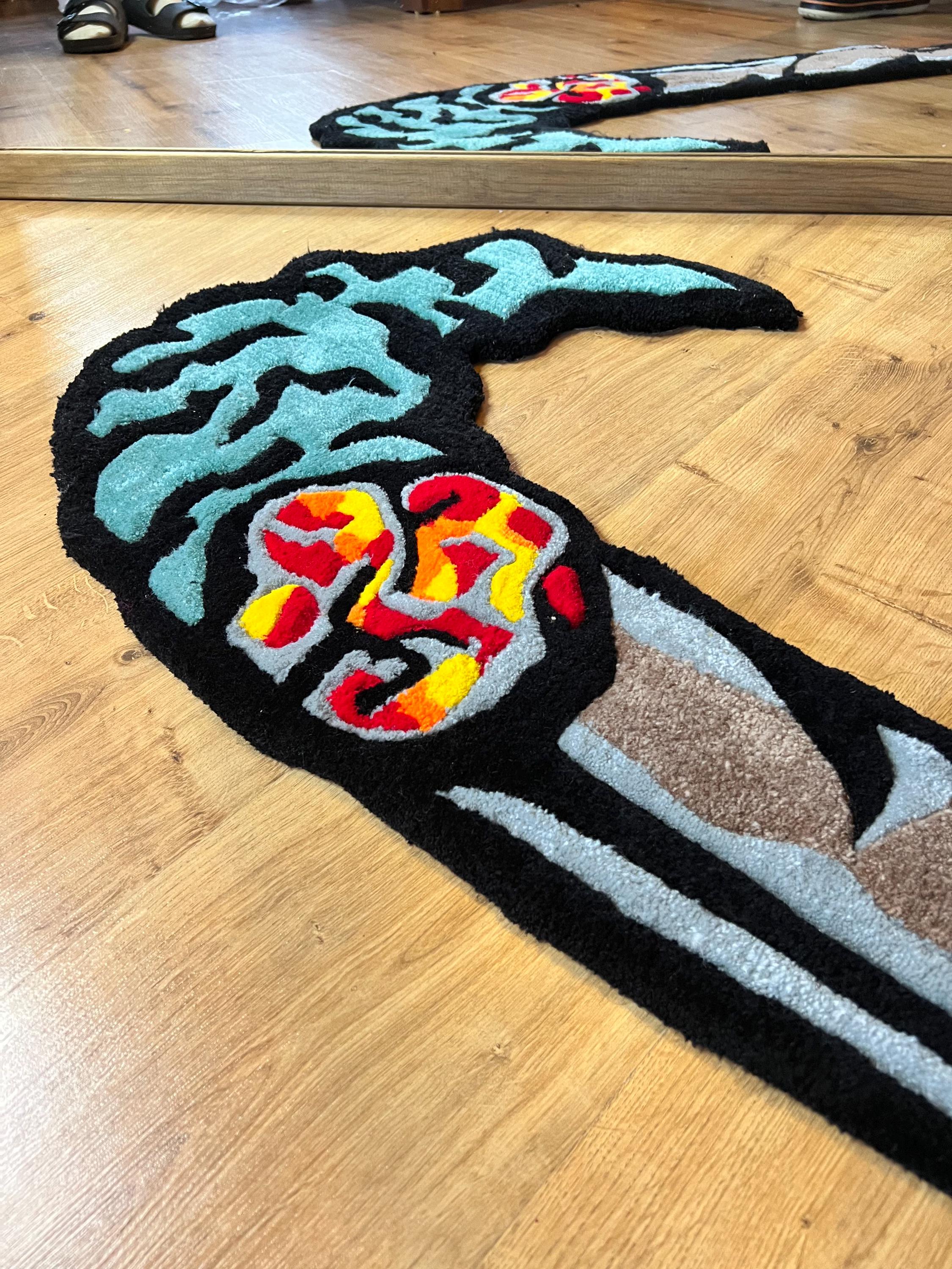 It Just Hit It Swoosh Tufted Rug Joint Tufted Rug Soft, Durable Area ...