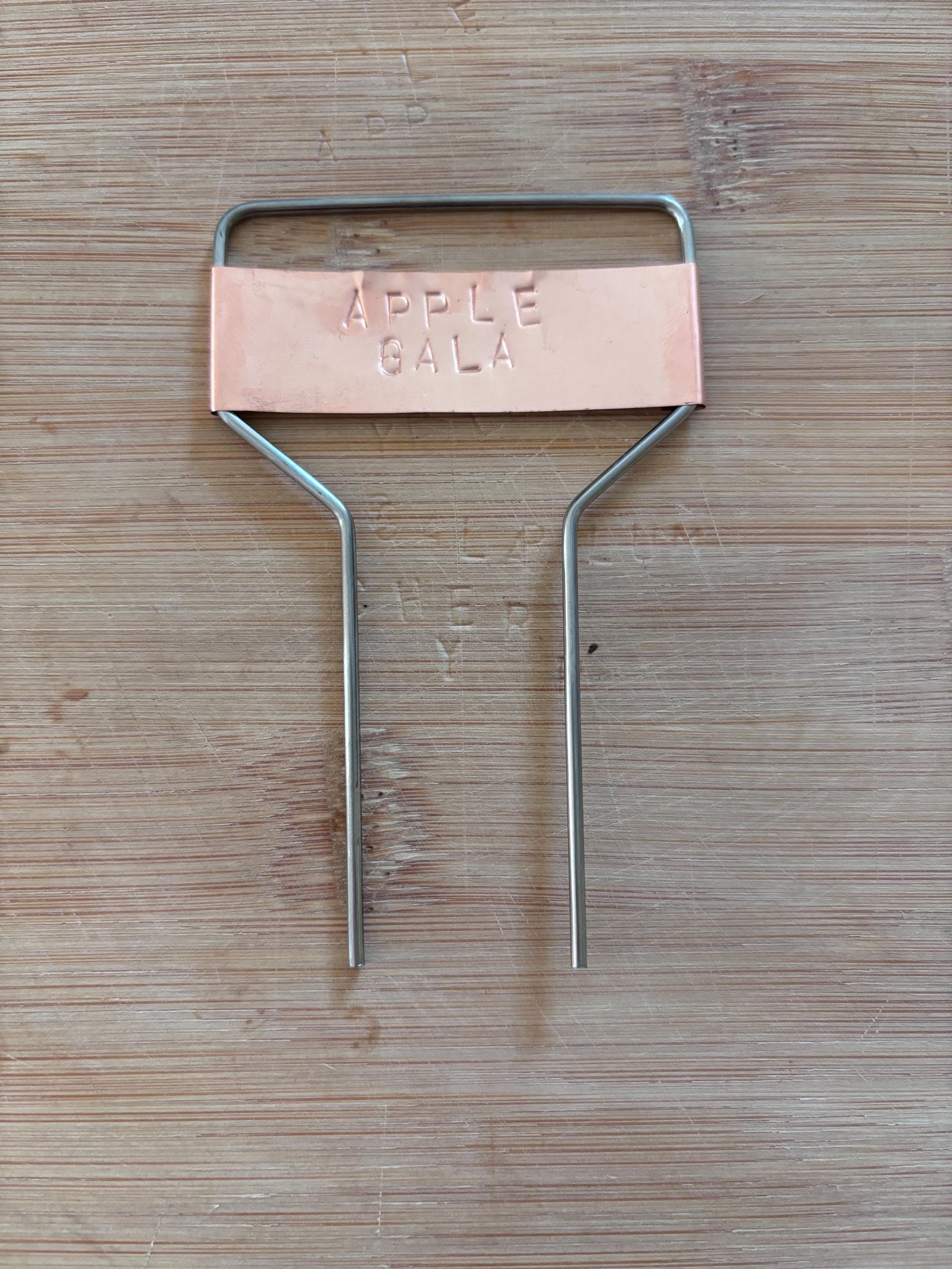 Copper Garden Plant Tag Marker Stake - Herbs - Vegetables - Flowers ...