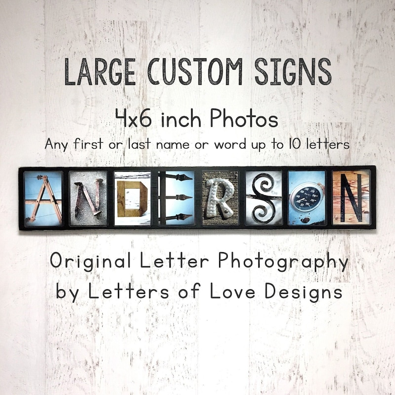 Letter Art 4x6 - Etsy