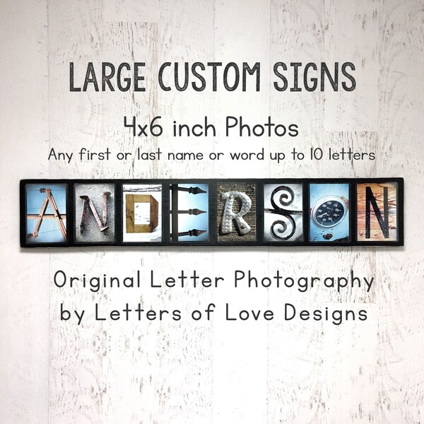 Letter Art 4x6 - Etsy