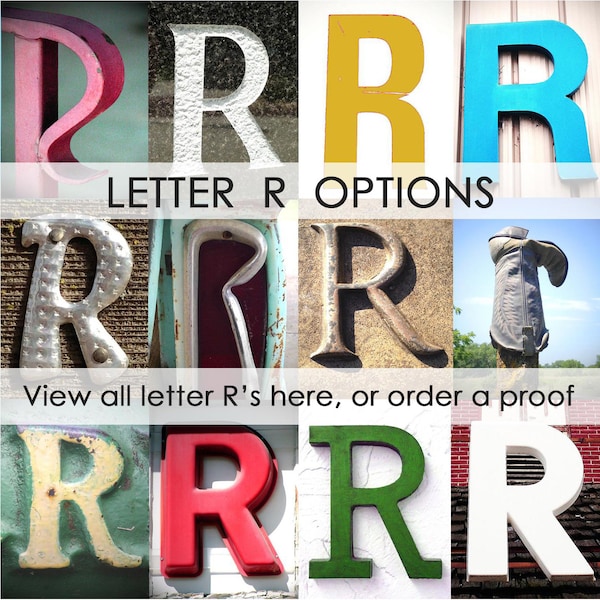 Wooden Letter R - Etsy