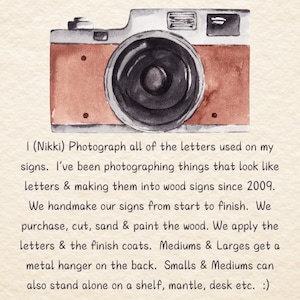 Custom Last Name Sign, Photo Letters Art, Personalized Home Decor, Last ...