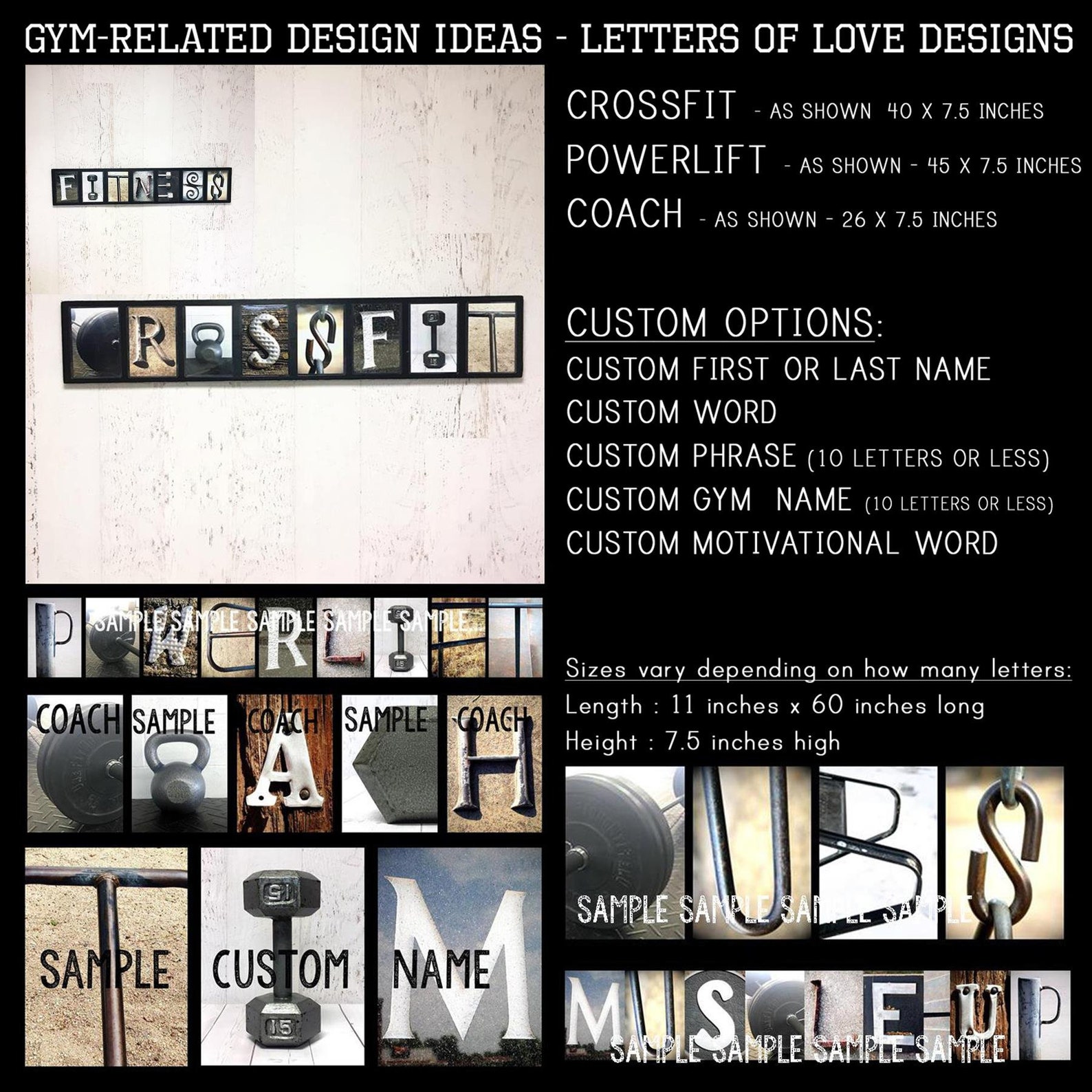 Crossfit Gift, Crossfit Team, Crossfit Sign, Gym Wall Art, Gym Decor ...