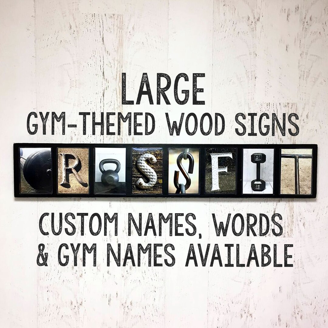 Crossfit Gift, Crossfit Team, Crossfit Sign, Gym Wall Art, Gym Decor ...