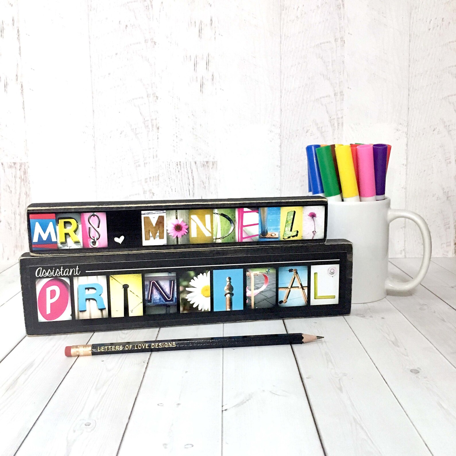 Principal Gift Assistant Principal Name Sign School Principal | Etsy