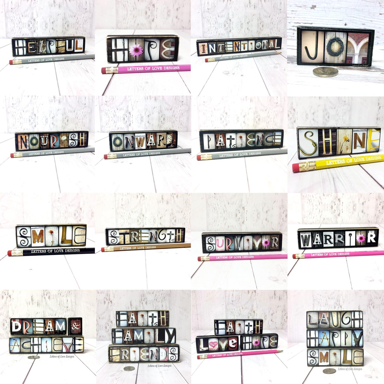 Your Word One Word Art My Word Inspirational Word One | Etsy