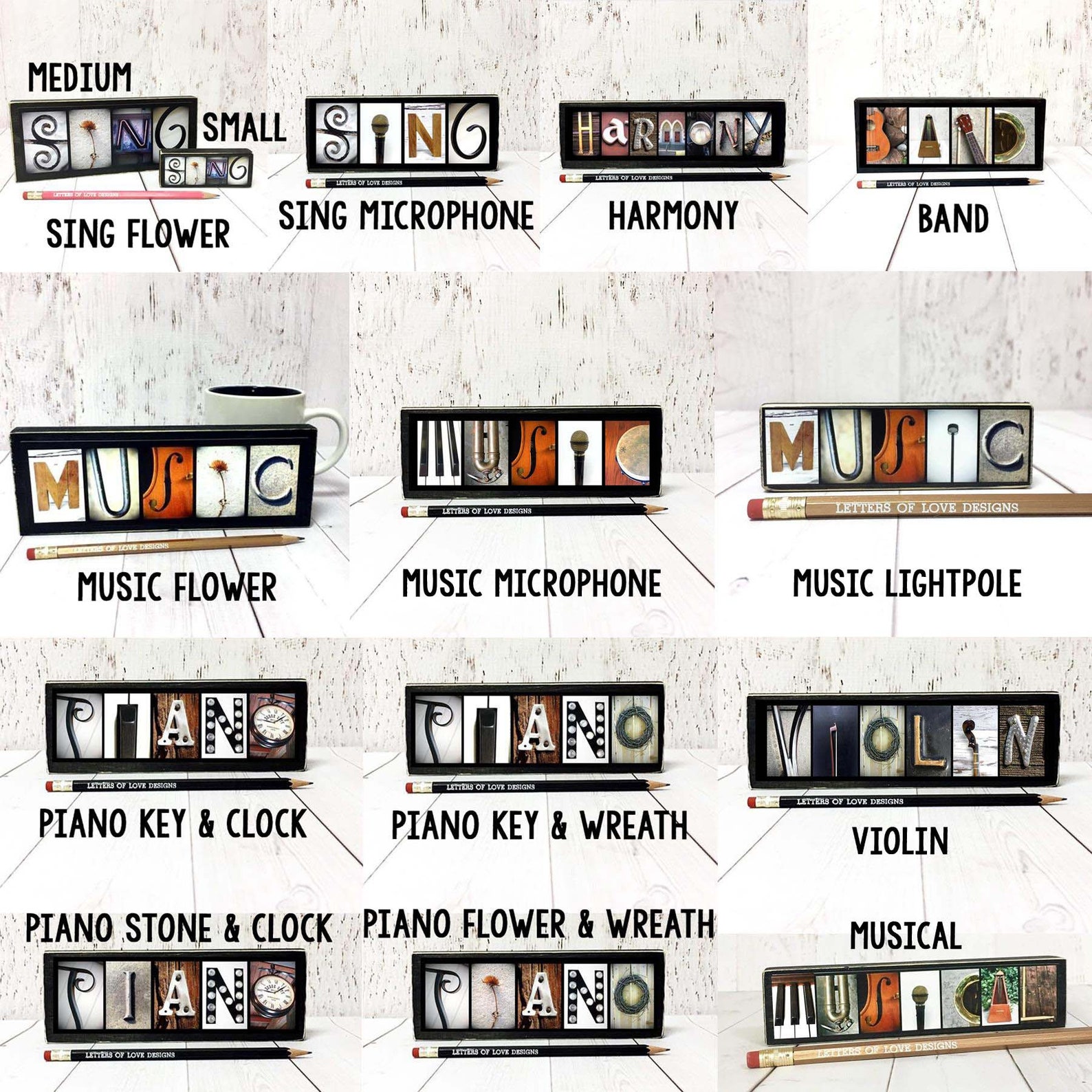 Music Gift, Music Wood Sign, Music Art, Musician Gift, Music Teacher ...